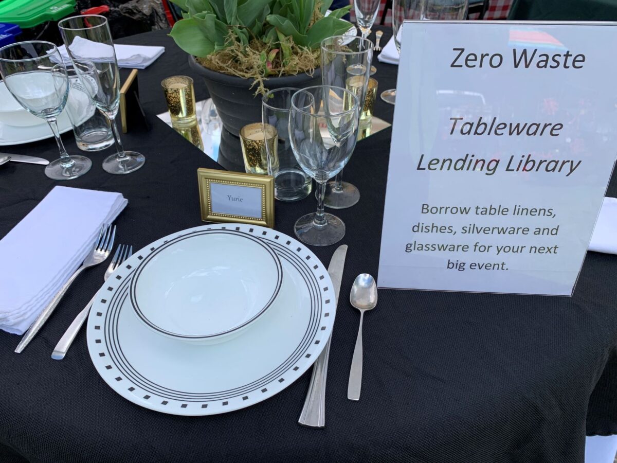Tableware Lending Library - Sustainable Bainbridge